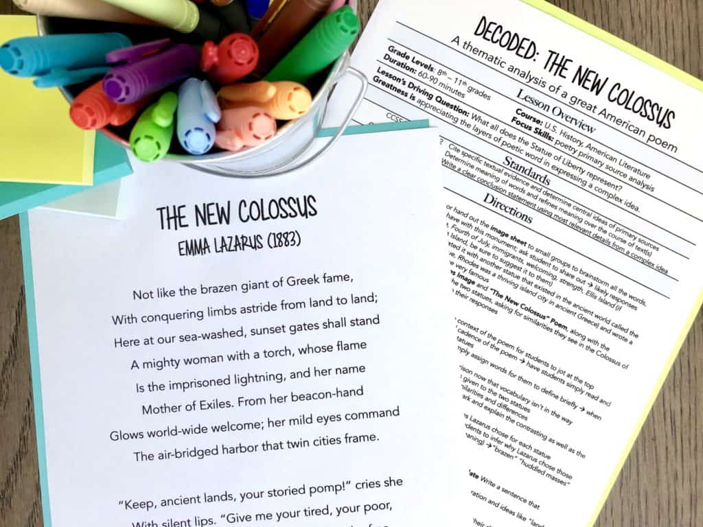 Teaching Poetry in U.S. History (Plus 11 Great Poems to Get Started!)