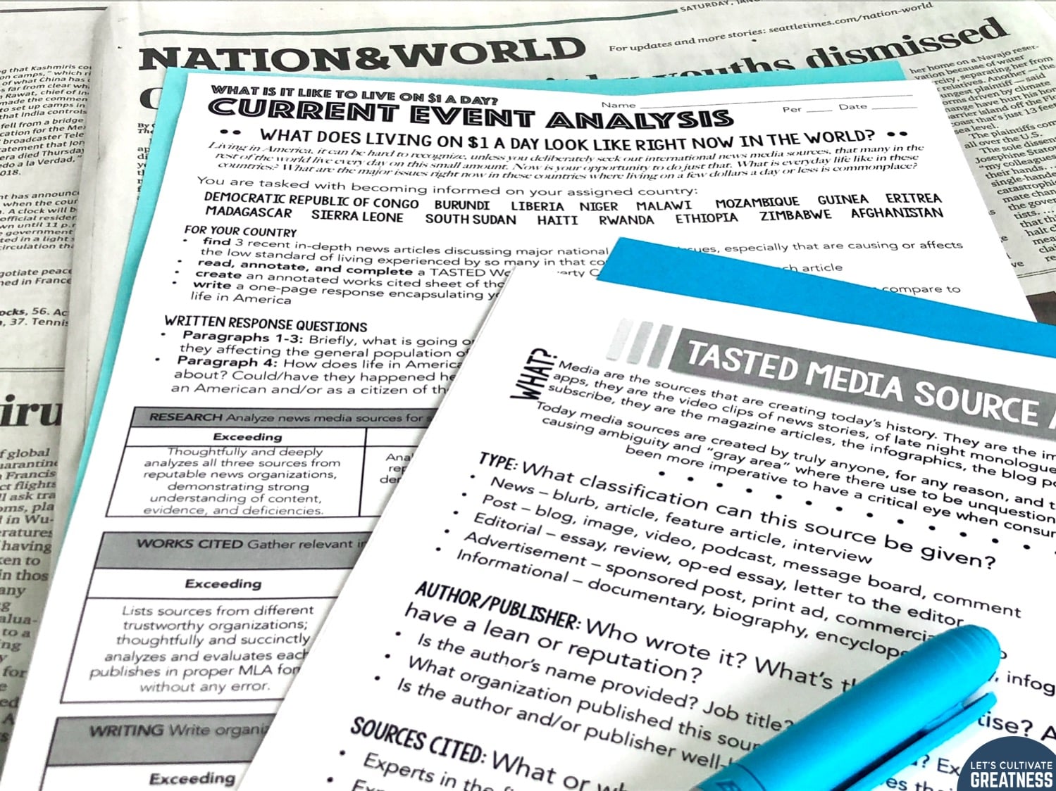 5 Activity Ideas for Teaching about World Poverty