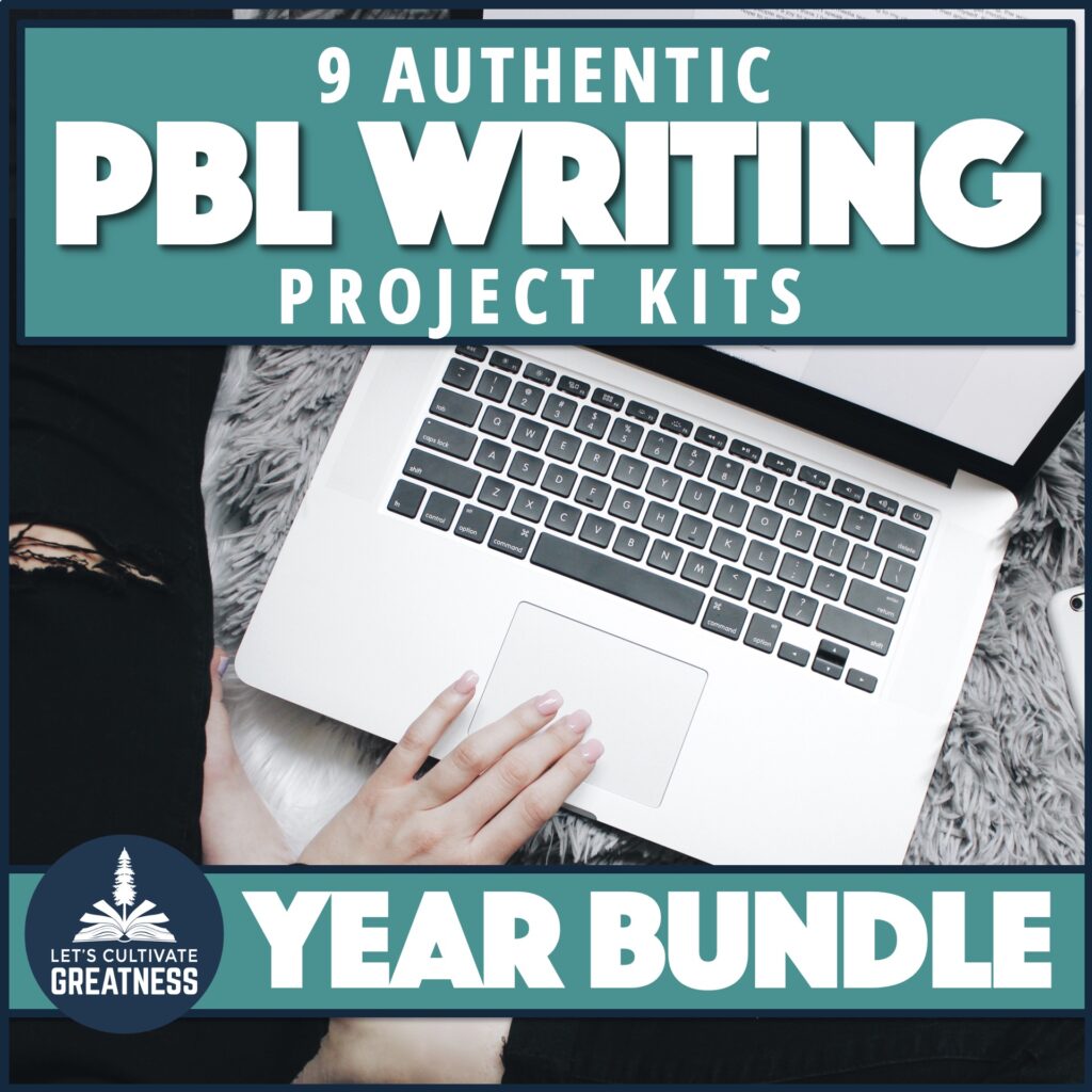 Essay & Letter Writing PBL Bundle - Let's Cultivate Greatness