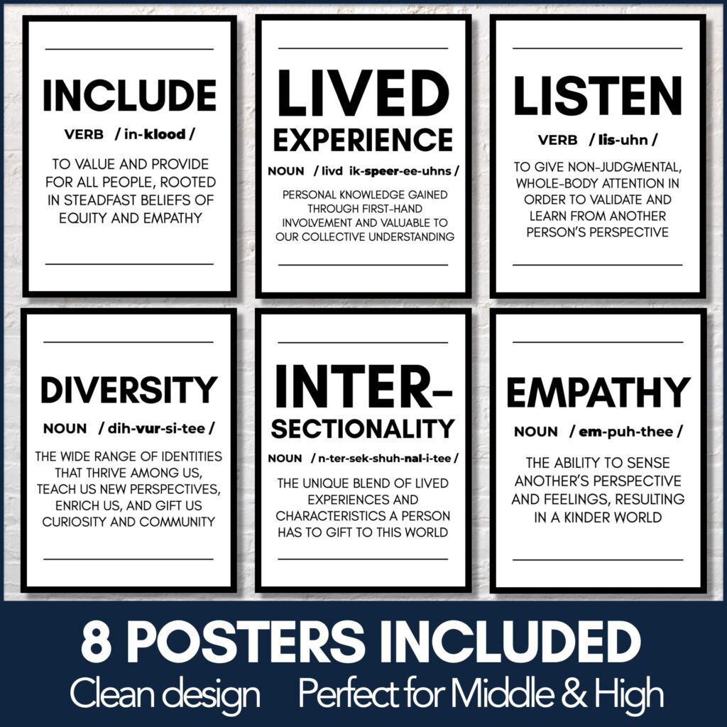 Diversity & Inclusion Concept Posters - Let's Cultivate Greatness
