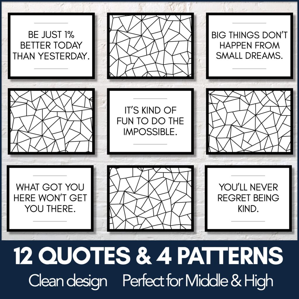 Inspirational & Motivational Classroom Signs - Let's Cultivate Greatness