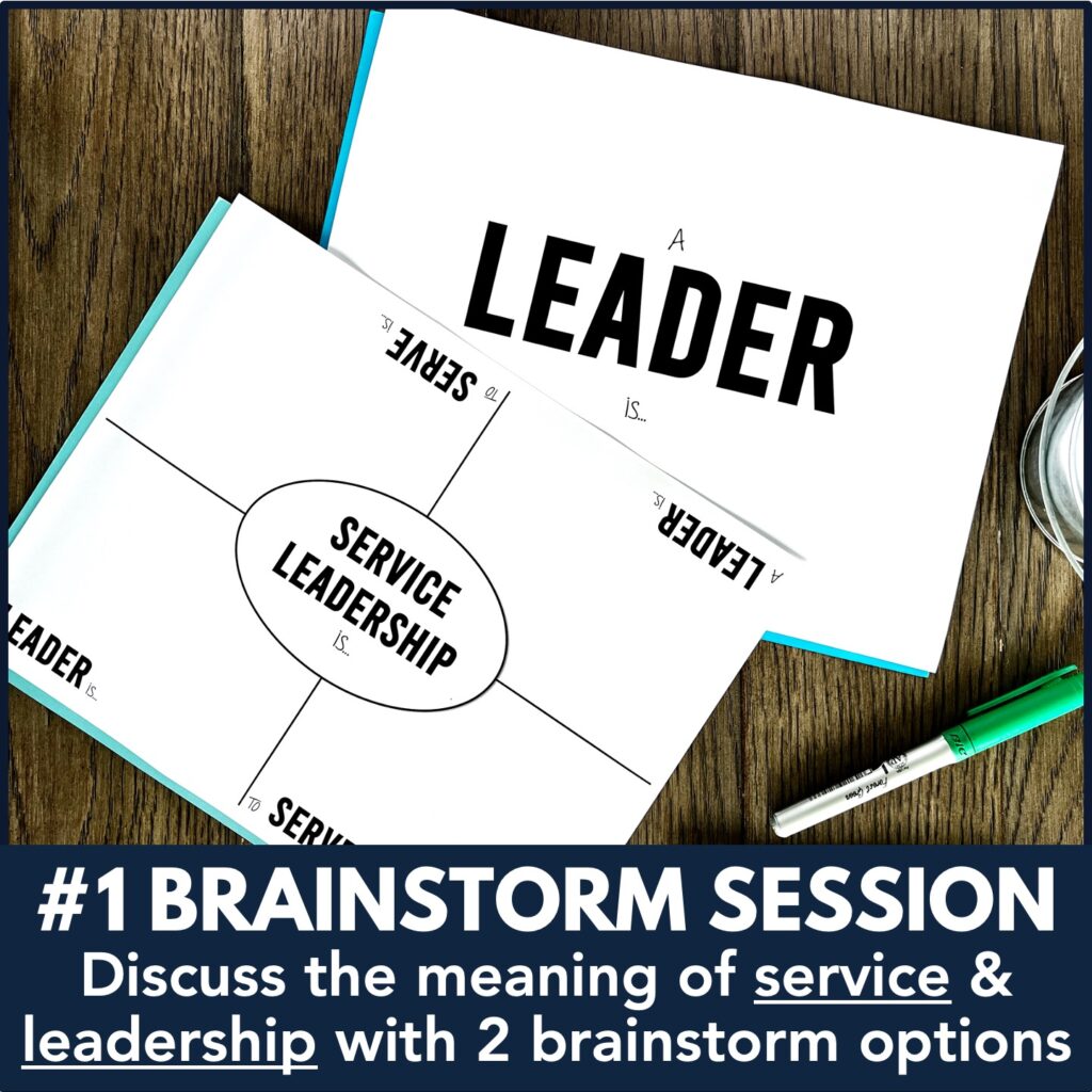 Service Leadership Skills Activity Lesson Freebie - Let's Cultivate ...