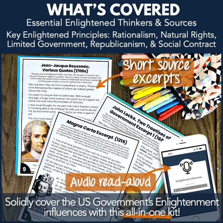 Enlightened Influences on US Government Kit - Let's Cultivate Greatness