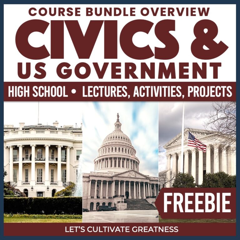 Civics & US Government Classic Full Course Curriculum Overview