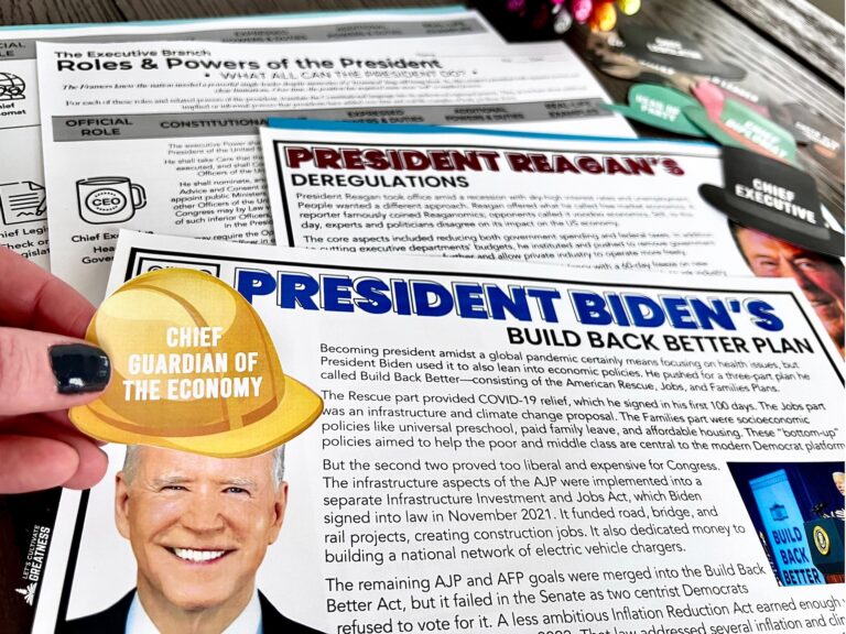 Fun Activities to Teach the Roles and Powers of the President - Let's ...