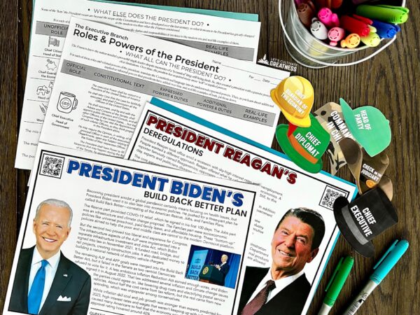 Fun Activities to Teach the Roles and Powers of the President - Let's ...